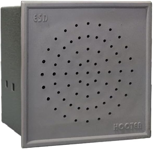 ESD Audio Visual Hooter: Compact 92 x 92 mm panel-mounted device ...