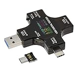 ・ブランド:日本トラストテクノロジー・製造元:日本トラストテクノロジー・製造元/メーカー部品番号:UTEST-MLT・各種USBの電圧/電流を確認できるUSBテスター・各種USBの電圧（V）、電流（A）、放電容量（mAh）、電力（W）、電力...