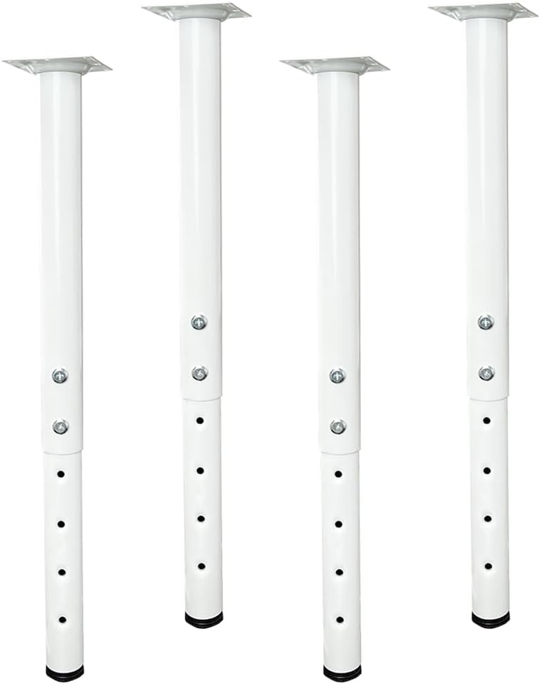 Amazon.com: QLLY Adjustable Metal Table Leg, 16-24 inch, 40-60cm, Home ...