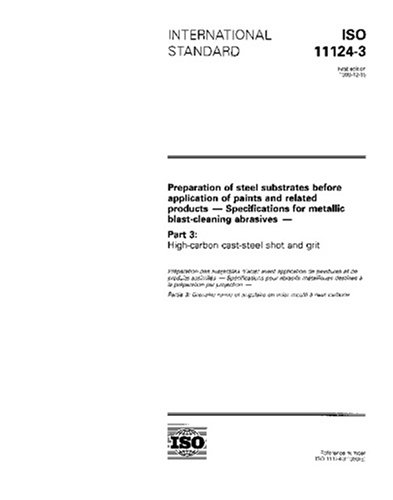 ISO 11124-3:1993, Preparation of steel substrates before application of ...