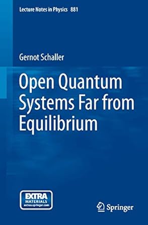 Amazon.com: Open Quantum Systems Far from Equilibrium (Lecture Notes in ...