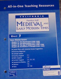 All-in-one Teaching Resources Unit 7: Early Modern Europe (California ...
