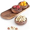 Amazon.com: cintika Hand-Carved Set of 4 Acacia Calabash Bowls with ...