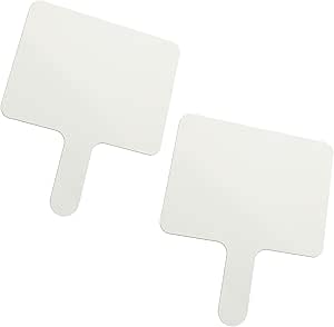 Amazon.com : Sewroro 2pcs Dry Erase Answer Paddle Handheld White Board ...