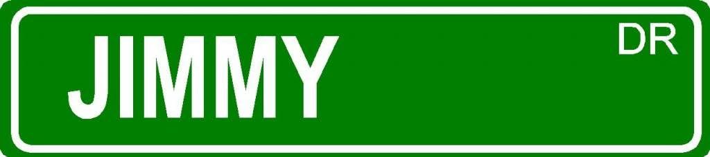 Amazon.com: JIMMY name 12" wide vinyl decal wall door decor sticker of ...