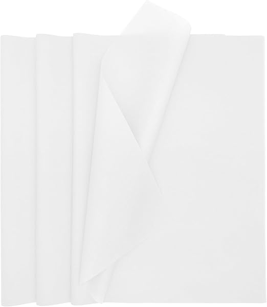 MORAINJAY 60 White Tissue Paper Sheets, 20"x27.5" for Gift Wrapping ...