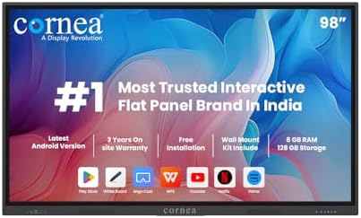 Cornea 98 Inches 4K UHD Touch Screen LED TV UltraTouch Display ...