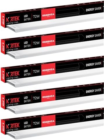 Nortek Essenza 72 Watt LED Tube Lights For Home Cool White LED Batten ...