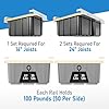 Amazon.com: HANDT Overhead Garage Storage Rack, Connectable Heavy Duty ...