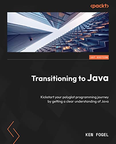 Amazon.com: Transitioning to Java: Kickstart your polyglot programming ...