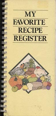 Amazon | My Favorite Recipe Register | Deed, Barbara | Cookbooks, Food ...