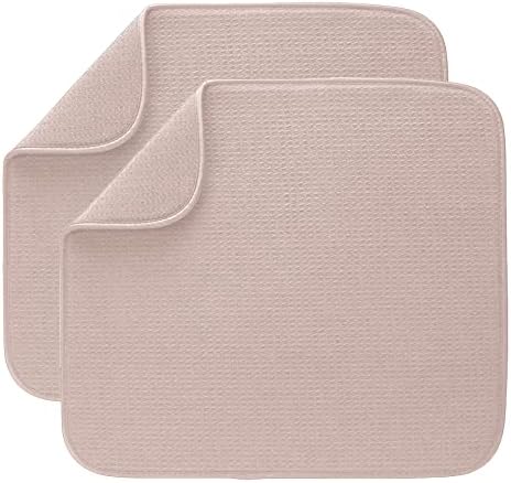 Dish Drainer Mat Super Absorbent Dish Drying Mat Heavy Duty Soft ...