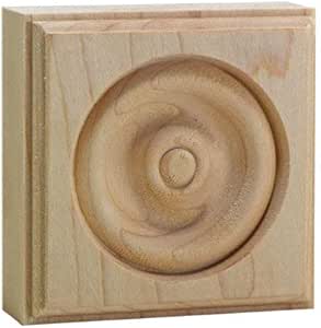 Amazon.com: EWAP30 Rosette Casing Corner Block 1" x 3" Square ...