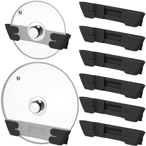 Amazon.com - Niceyos Universal Adjustable Pot Lid Organizer for Cabinet ...