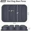 Amazon.com: GDDGCUO Silicone Hotdog Bun Pan, 6 Inch Standard Hot dog ...