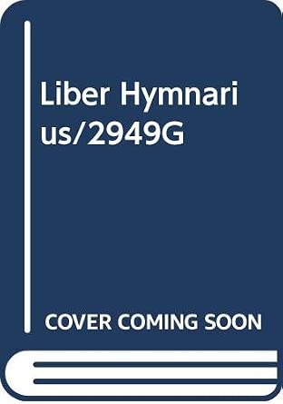 Liber Hymnarius/2949G: 9789991874968: Amazon.com: Books