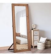 Amazon.com: MAYEERTY Rustic Full Length Mirror 65"x22" Farmhouse Floor ...