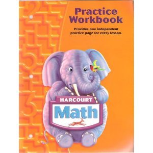 Lot of 25 Harcourt Math Kindergarten Practice Workbooks ISBN 0153364726 ...