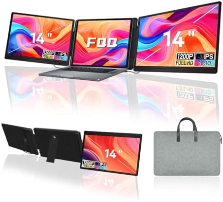 Amazon.com: FQQ 14" Laptop Screen Extender, FHD 1200P IPS Portable ...