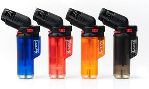 Amazon.com: Crocs Torch Lighter, 12-Pack Refillable Butane Torch ...