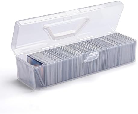 Amazon.com: HOMEE Plastic Trading Card Storage Box, Playing Card ...