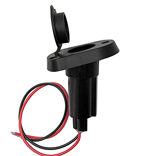 Snapklik.com : Young Marine Made 2-Pin Stern Light Socket Plug-in Pole Base