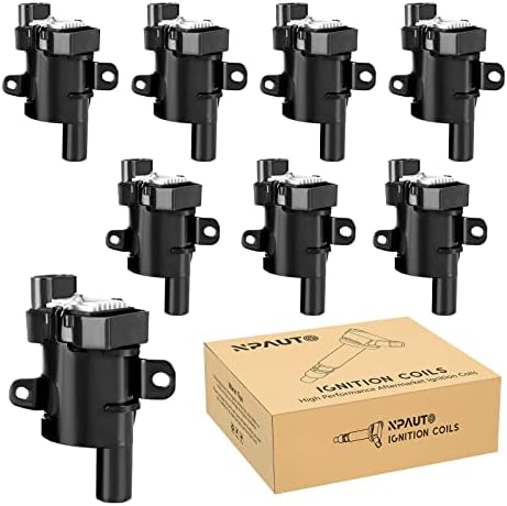 Amazon.com: Round Ignition Coil Pack Compatible with V8 4.8 5.3 6.0 Chevy Silverado 1500 2500 ...
