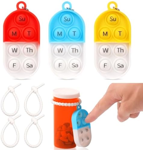Amazon.com: Odaro 4 Pack Pill Reminder, Lanyad or Sticker Pill Tracker ...