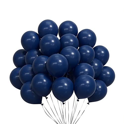 Navy Blue Balloons 5 Inch 50 Pcs Dark Blue Latex Party Balloon - Want ...