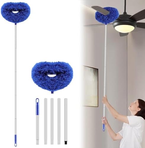 Max 66'' Ceiling Fan Cleaner Duster Reusable Microfiber Ceiling Fan ...