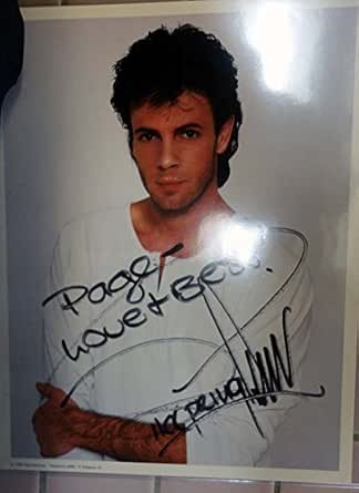 Rick Springfield signed photo at Amazon's Entertainment Collectibles Store