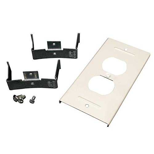 WIREMOLD V3046BE Accepts 106 Frame., Duplex Receptacle Cover, Ivory ...