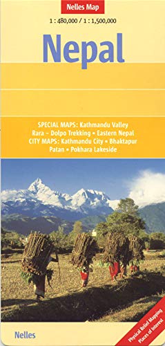 Nepal Mapa Continente - FICA