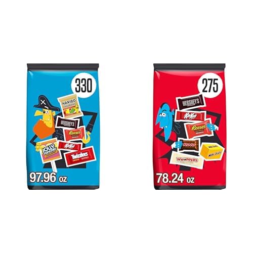 Amazon.com : Hershey Miniatures Assorted Flavored, 97.96 oz (330 Pieces ...