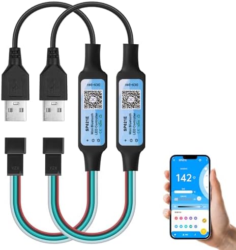 CERRXIAN USB 5-24V Mini RGB Bluetooth Controller,USB 5V Bluetooth Led ...