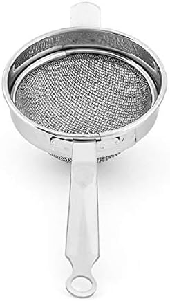 Kuber Industries Stainless Steel Double Mesh Tea Strainer Chalni 10 cm ...