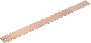 Amazon.com: PATIKIL Guitar Neck Notched Straight Edge Stainless Steel ...