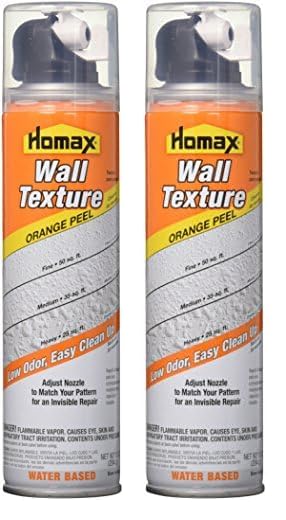 Homax 10 oz 4091 Aerosol Texture Water-Based Orange Peel Wall Texture (Pack of 2) - Amazon.com