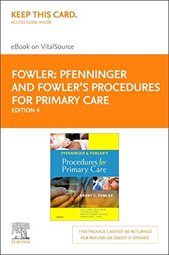 Pfenninger and Fowler's Procedures for Primary Care, Elsevier E-Book on ...