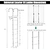 Amazon.com: OUTPRIZE Universal Exterior RV Ladder, 7.6FT-8.4FT Aluminum ...