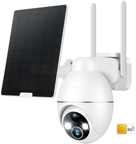 Amazon.com : 4G LTE Cellular Security Camera Wireless Outdoor, 2K No ...