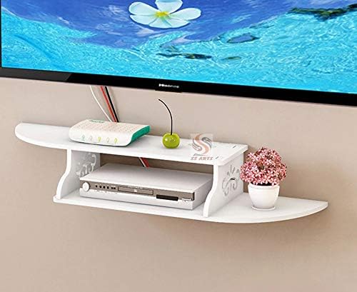 SS ARTS Engineered Wood TV Set Top Box & WiFi Router Stand DVD Stand ...