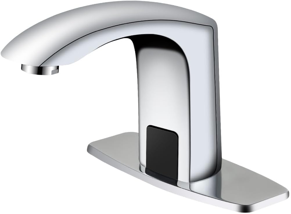 Touchless Bathroom Faucet Automatic Motion Sensor Sink Faucets with ...
