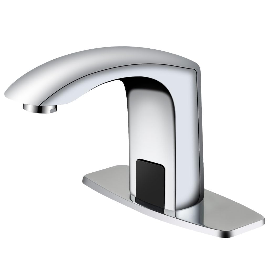 Touchless Bathroom Faucet Automatic Motion Sensor Sink Faucets with ...