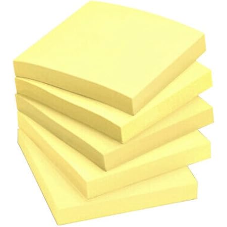 ODDY Sticky Notes, 2X Sticking Power, 3" x 3" , 500 Yellow Sticky Notes ...