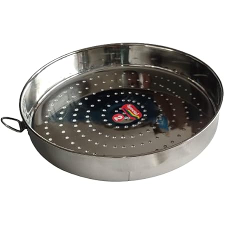 NAAYAGI ®- Stainless Steel - Jalladai Plate for Abishekam Thirumanjanam ...