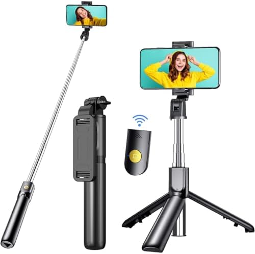 Action Pro Selfie Stick with Tripod Stand, 3 in1 Multifunctional Design ...