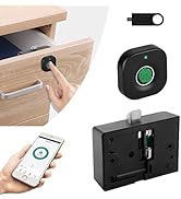 Fingerprint Cabinet Lock, Smart Biometric Password Lock With USB Key ...
