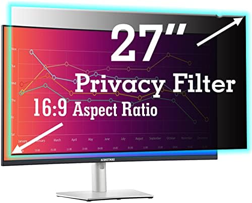 Amazon.com: ACONETMAX 27 inch Privacy Screen Filter for Computer ...