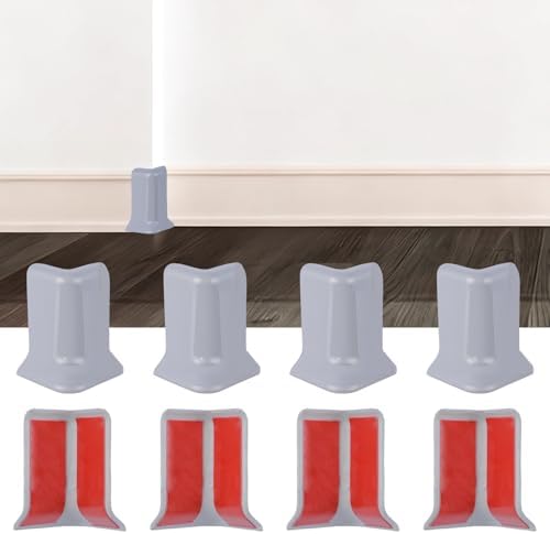 Amazon.com: INCREWAY 8Pcs Baseboard Corner Guards, Self-Adhesive Wall ...